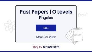 Physics (5054) O Level Past Papers | foriEDU